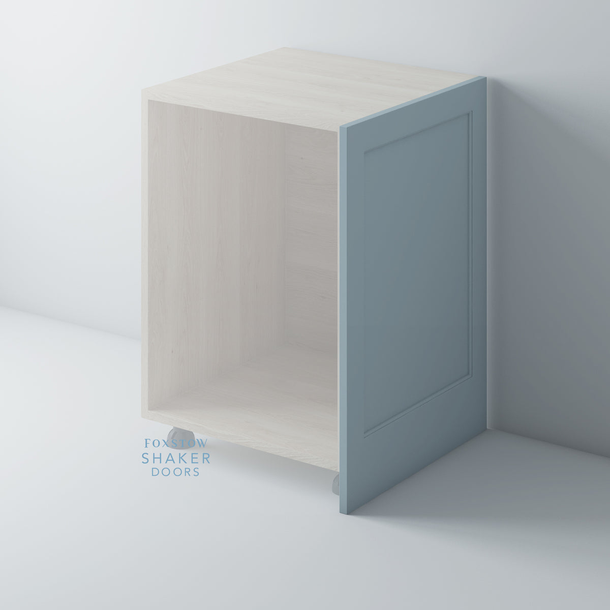Painted Shaker End Panel with Ovolo Moulding from Shaker Doors — Foxstow